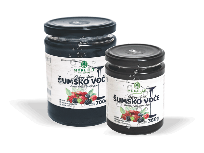 DOMAĆI EXTRA DŽEM ŠUMSKO VOĆE 380G